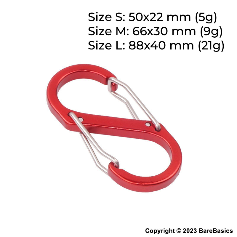 [SG Stock] S-Biner Aluminum Alloy Dual Carabiner Hook Outdoor Camping ...
