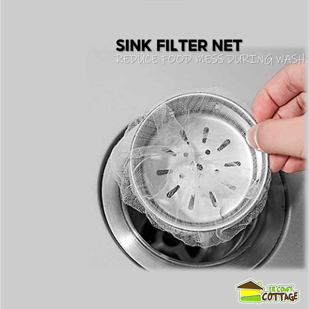 Kitchen Basin Sink Filter net [30pcs] Per Pack | Shopee Singapore