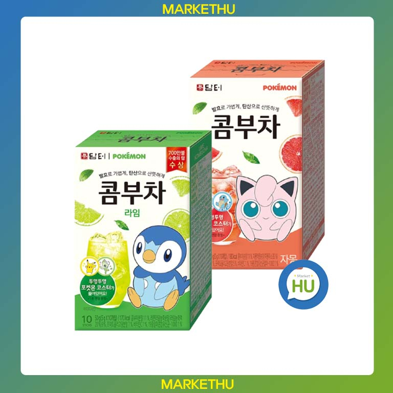 [DAMTUH]Kombucha Pokemon Version Grapefruit, Lime 10t(5gx10t)/Korean ...