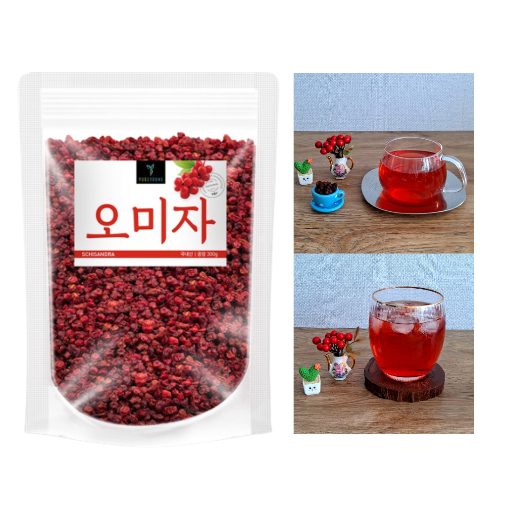 Korean Origin Dried Omija 300g for Tea / Five-flavor Berry | Shopee ...