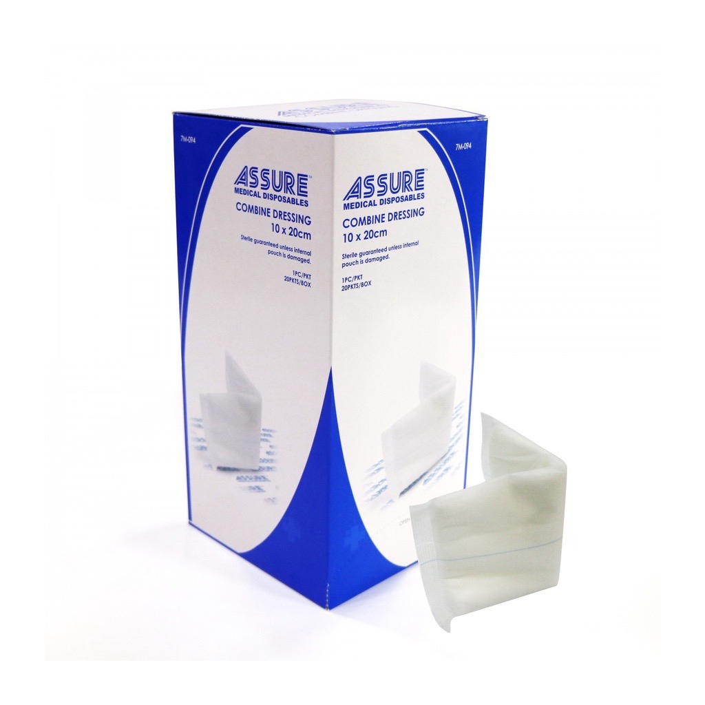 ASSURE Gauze Swab Non-Woven Sterile 7.5cm X 7.5cm X 4-Ply, 5Pcs/Pkt ...