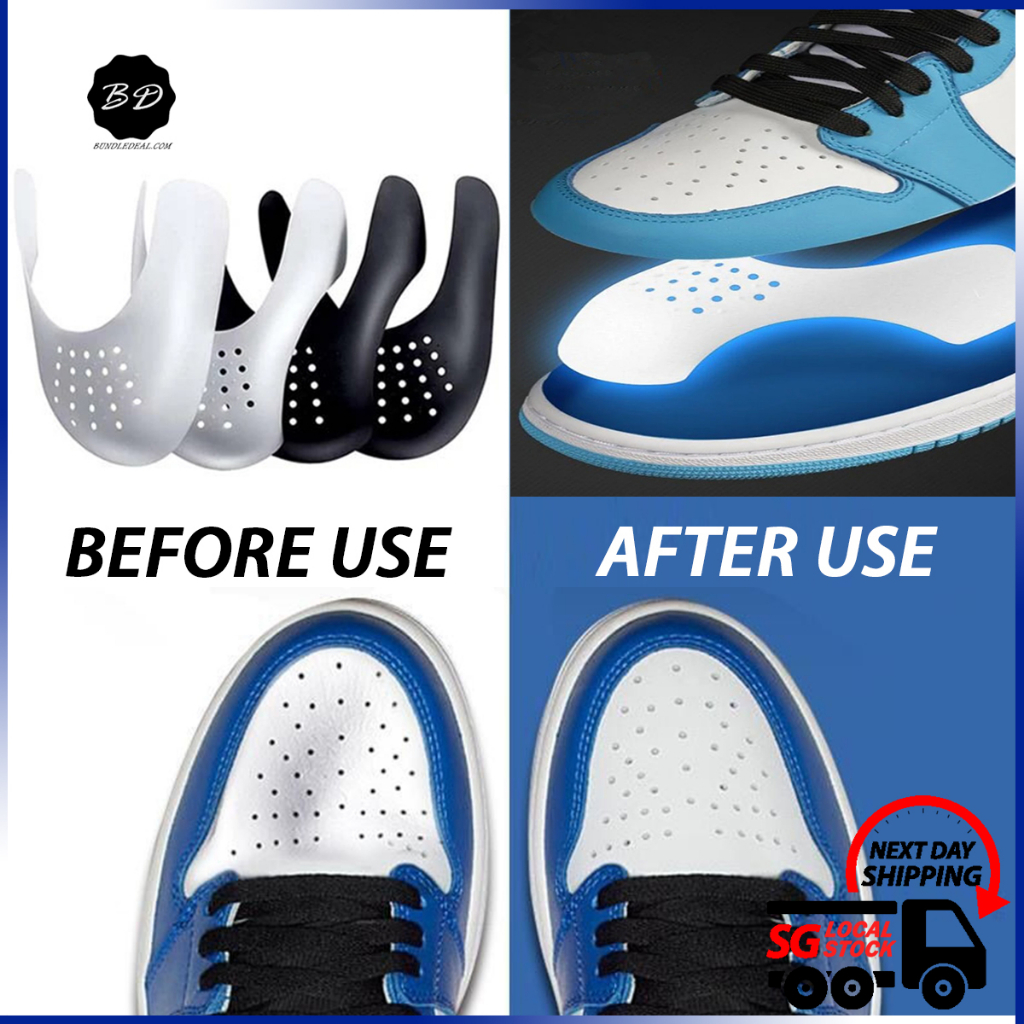 🚀[SG] Sneaker Anti-Crease Shield Protection/ Anti-Wrinkle Toe Cap Shoe ...