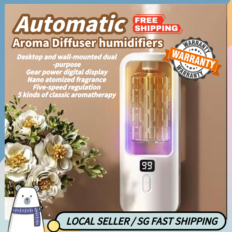 SG Stock Automatic Aroma Diffuser Rechargeable Humidifiers Digital ...