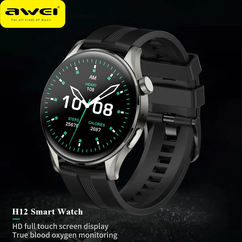 Awei H19 H12 H22 H27 Calling Smart Watch Bluetooth Fitness Tracker ...