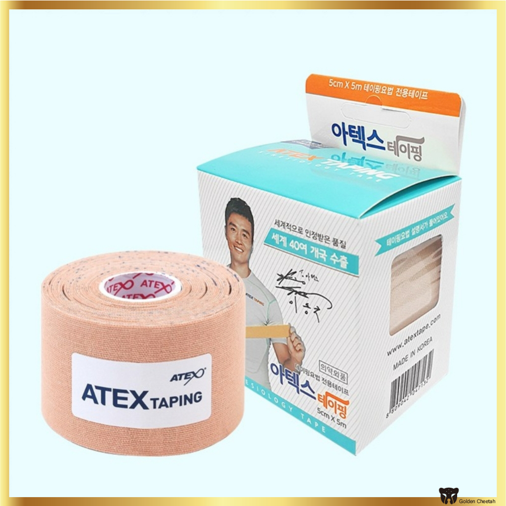 [Made in Korea] ATEX Kinesiology Sports Muscle Tape | Shopee Singapore