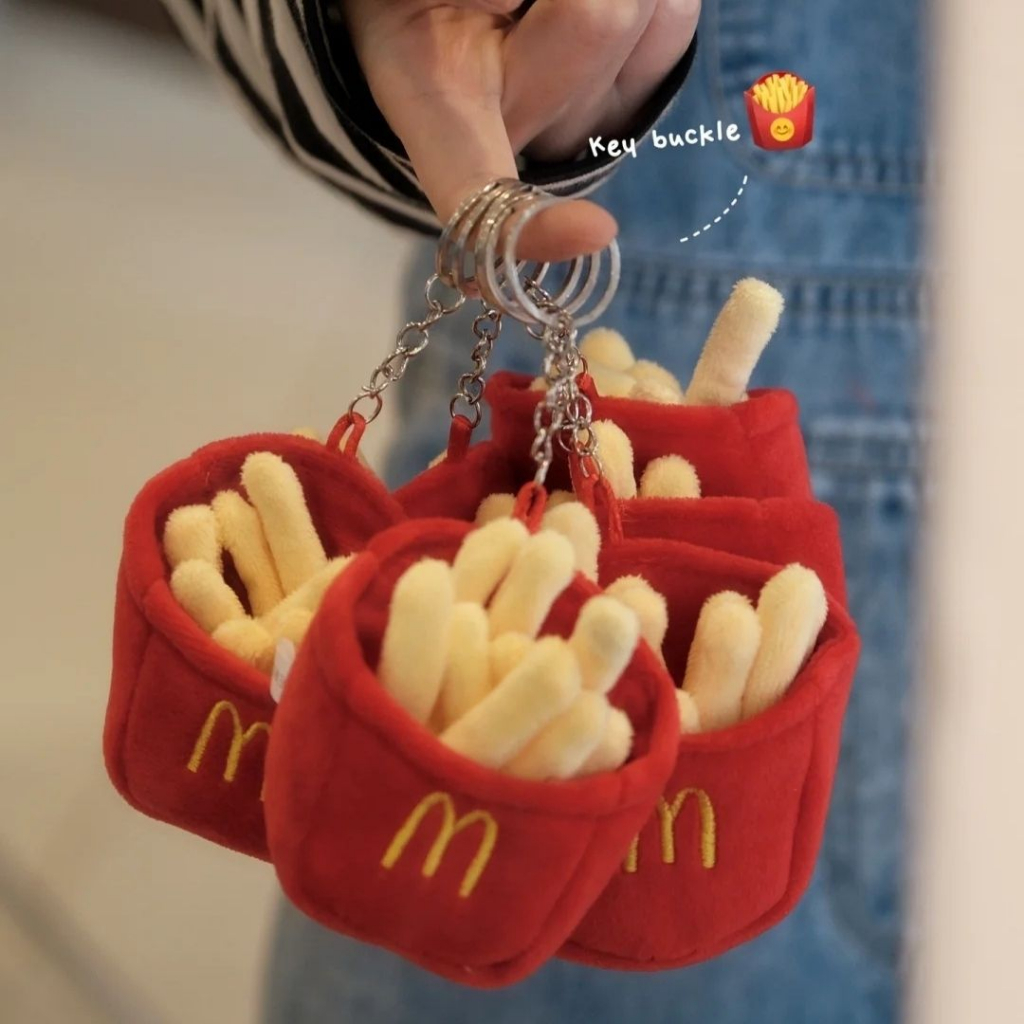 McDonald's Fries Macs Keychain Cute Quirky Gift for Children Adults ...