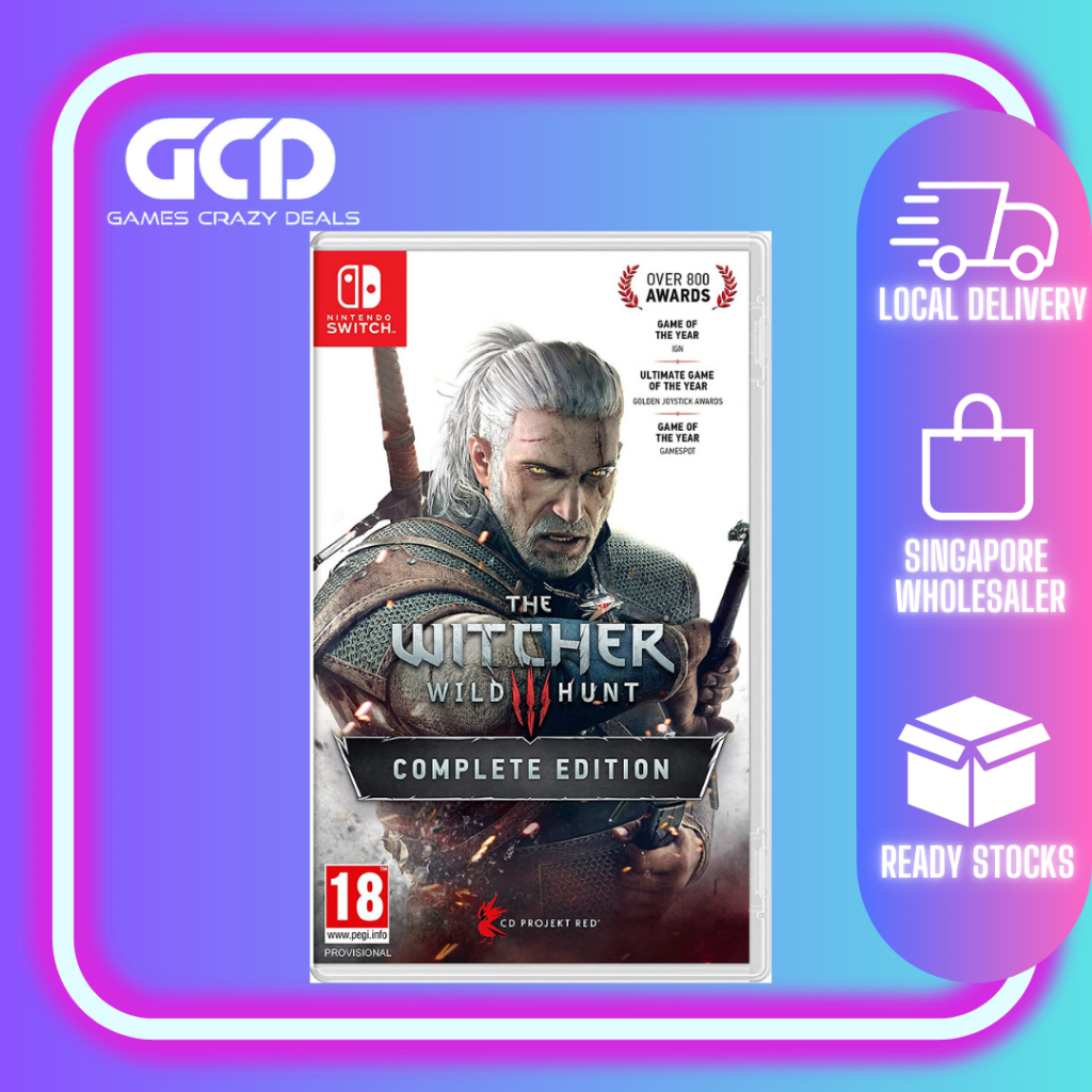Nintendo Switch The Witcher 3 Wild Hunt Complete Edition (EU) | Shopee ...