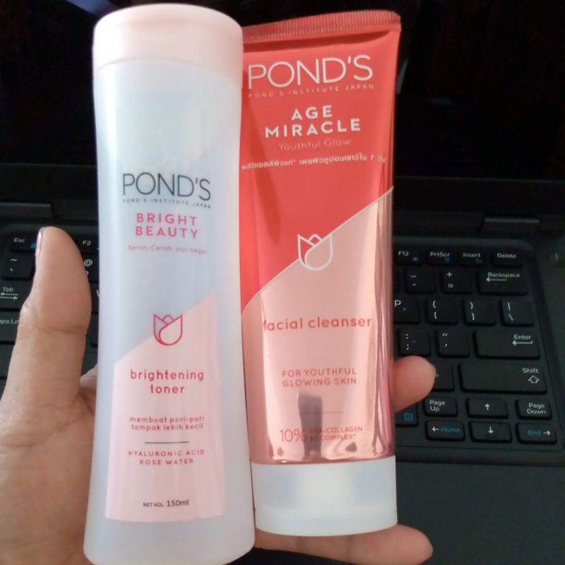 Ponds Age Miracle and Brightening Toner (Facial Treament Cleanser ...