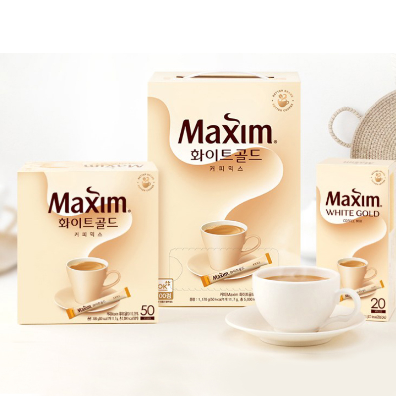 *READY TO BE SHIPPED*[MAXIM] Korea Official Store Coffee WHITE GOLD 20T ...