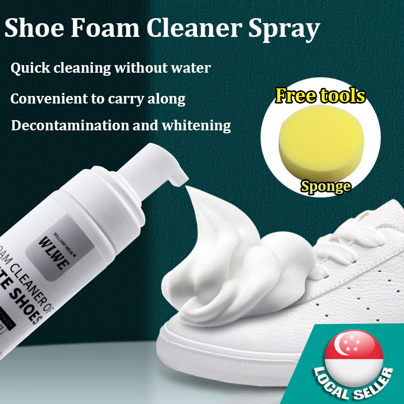 🇸🇬【SG stock】Shoes Cleaner Convenient White Shoe Foam Cleaner No Washing ...