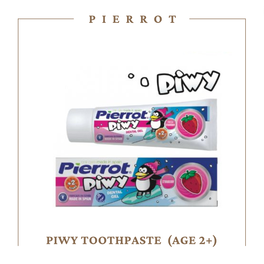 Pierrot Piwy Children's Toothpaste Strawberry Flavor 75ML | Shopee ...