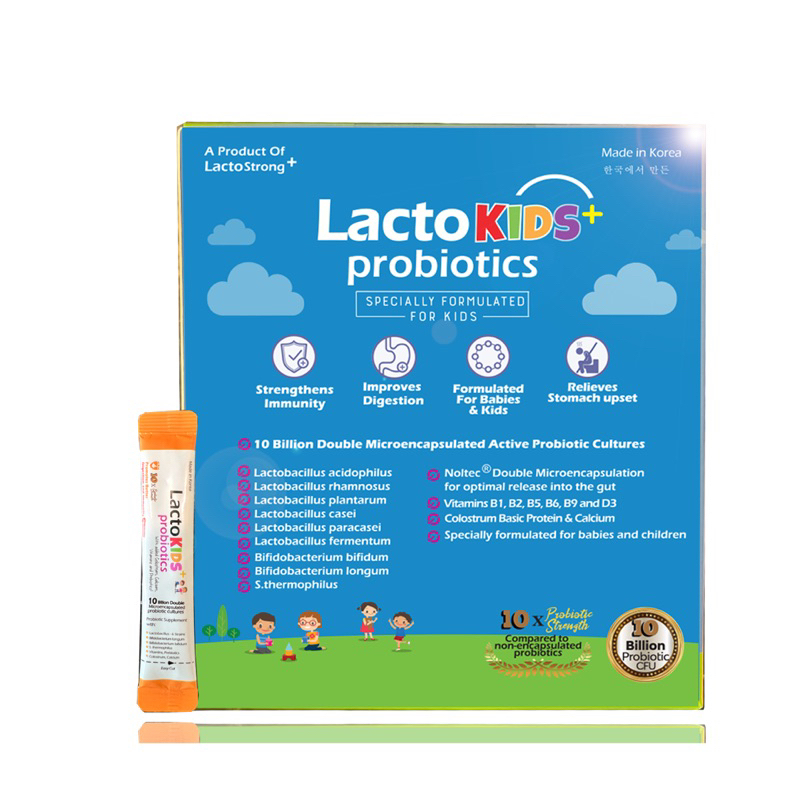 Lactokids Probiotics - With vitaminsColostrum Calcium Prebiotics for ...