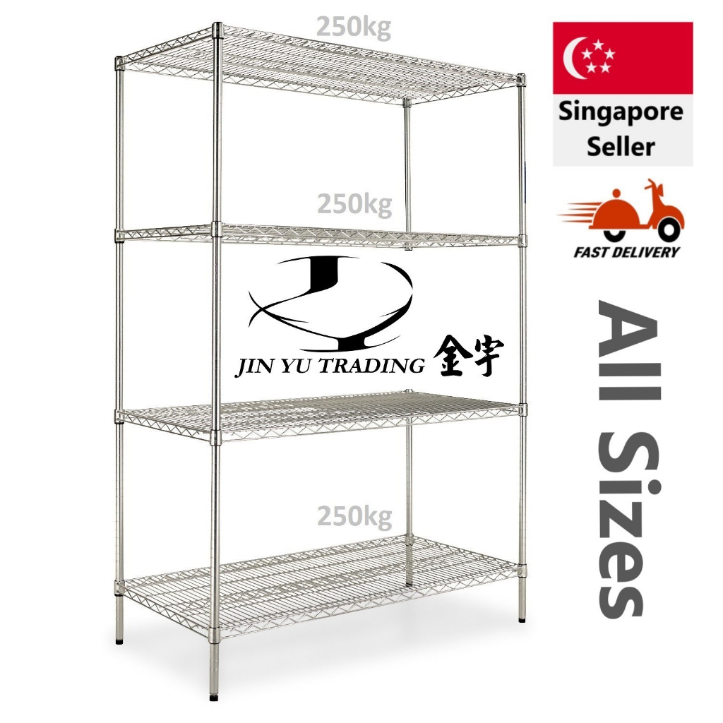 Chrome Wire Shelving Steel Storage Rack Metal Rack Shelving (Best ...