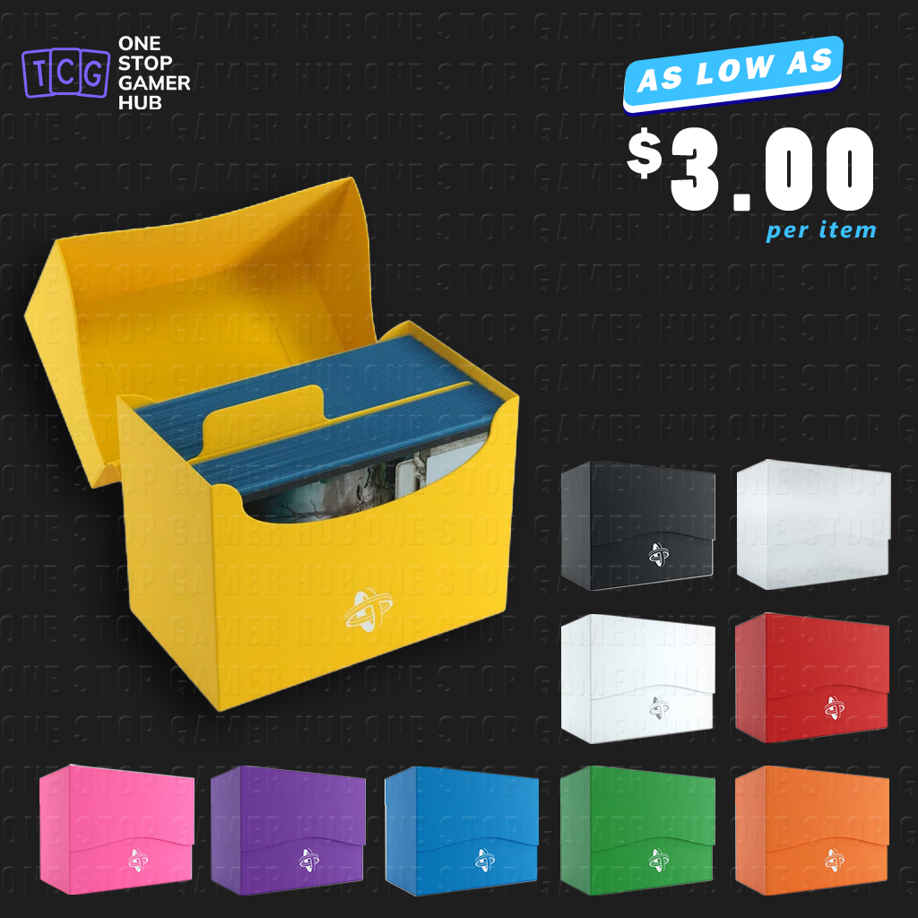 Gamegenic Side Holder 80+ Card Storage & Organizer Self-locking Flap ...