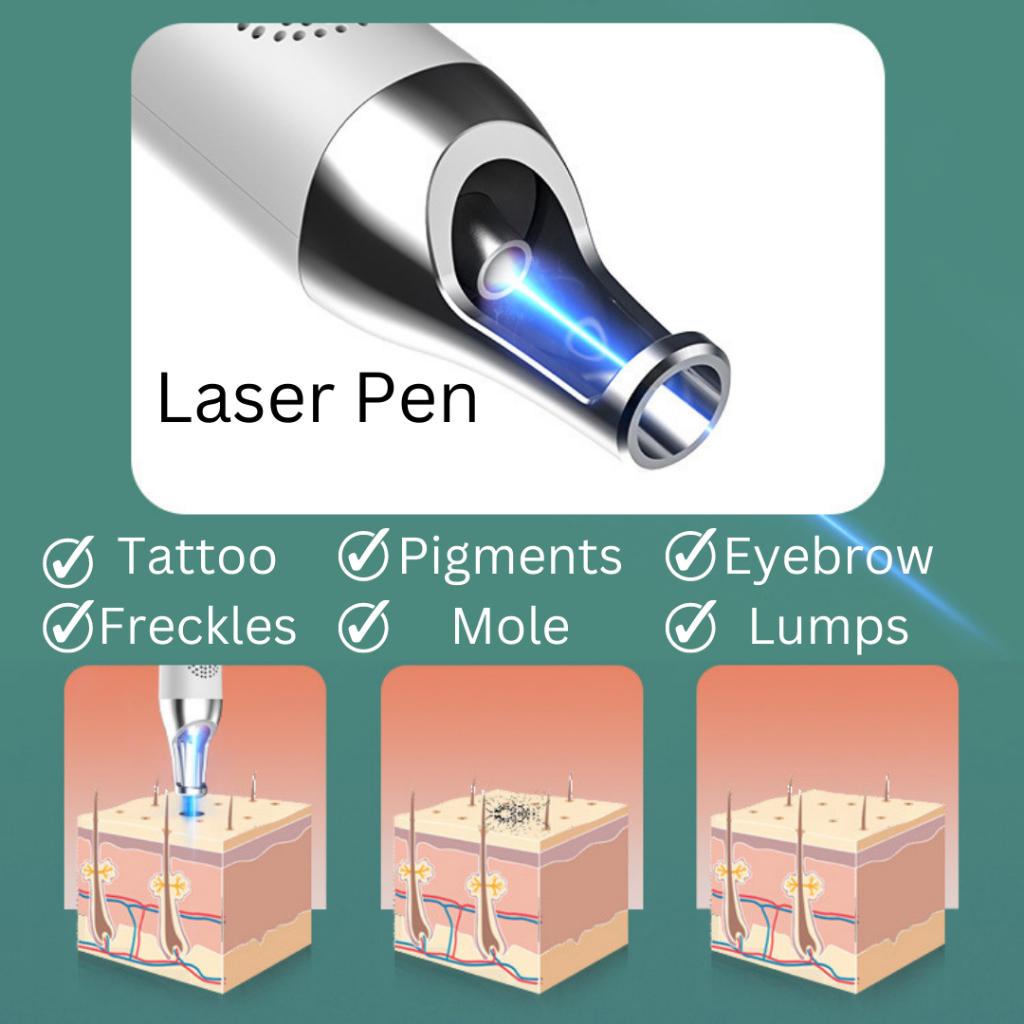 [SG In-stock] NEW Picosecond Laser Pen Blue Red Light Therapy Remover ...