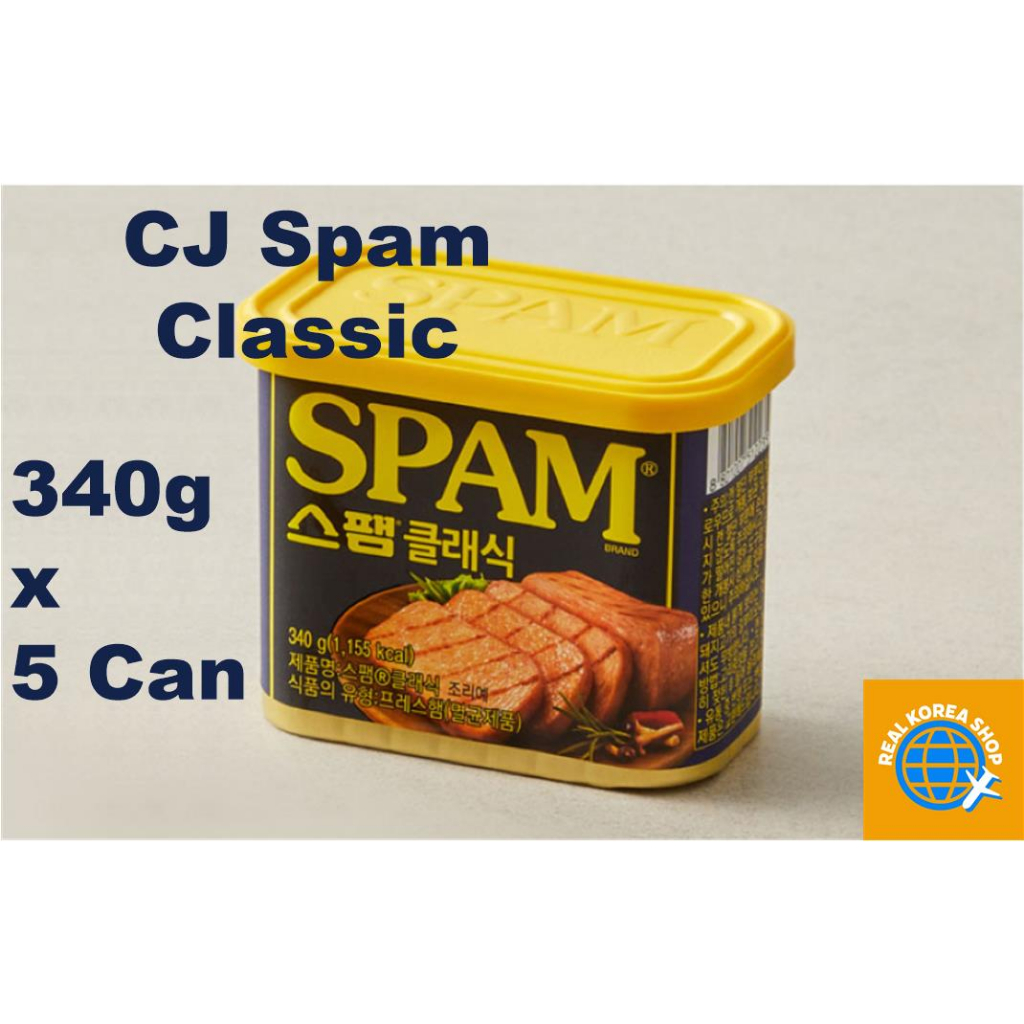 CJ Spam Classic 340g x 5cans, 340g x 8cans | Shopee Singapore