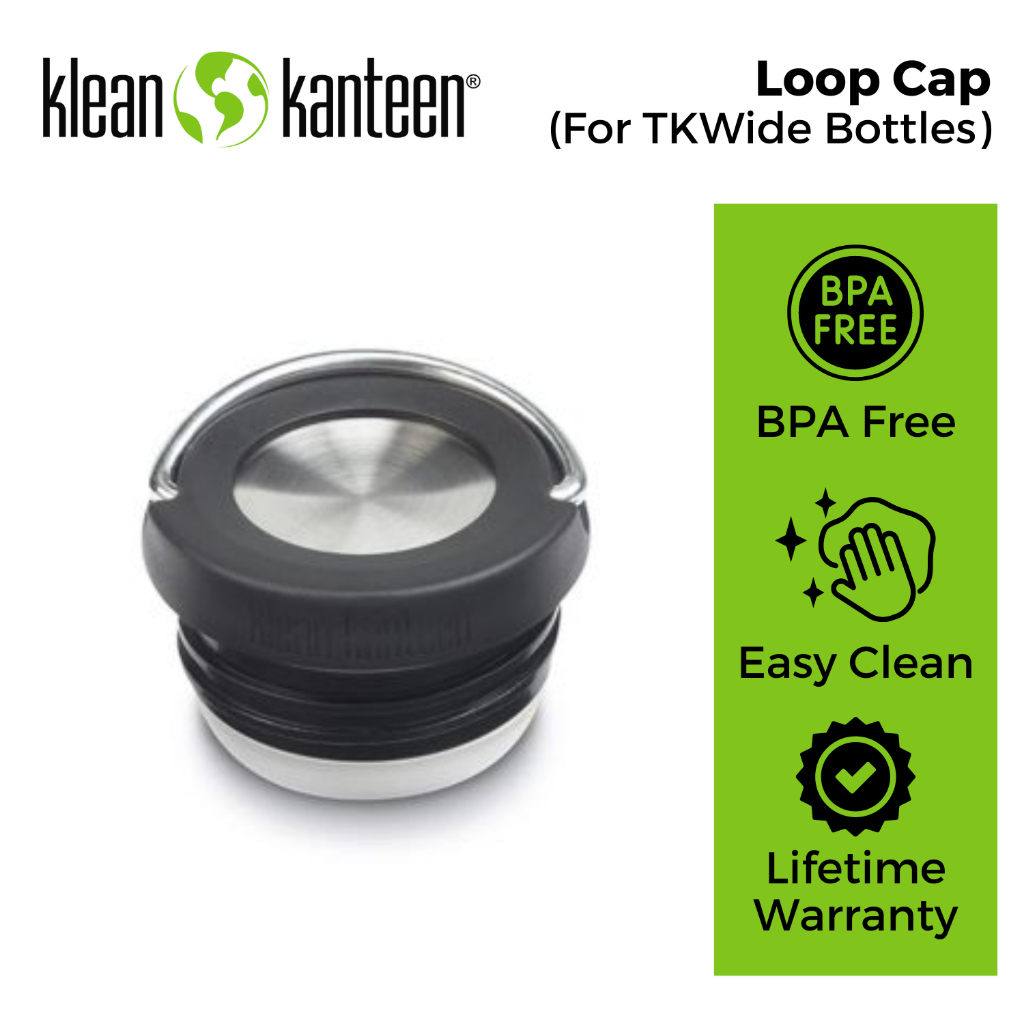 Klean Kanteen Wide Water Bottle Insulated Loop Cap (For Tkwide Bottles ...