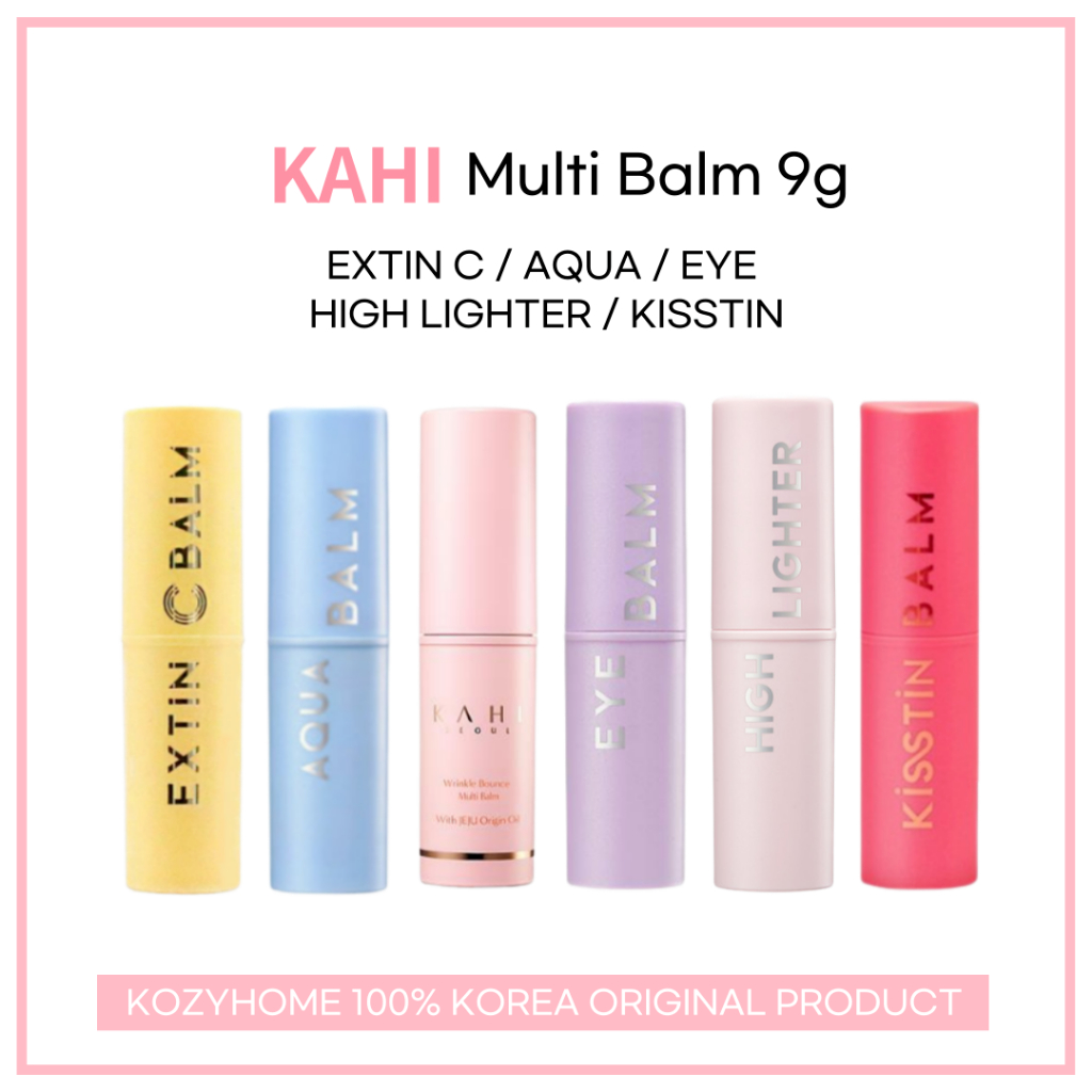 KAHI Multi Balm Wrinkle Bounce Aqua Kisstin Extin C High Lighter Eye ...