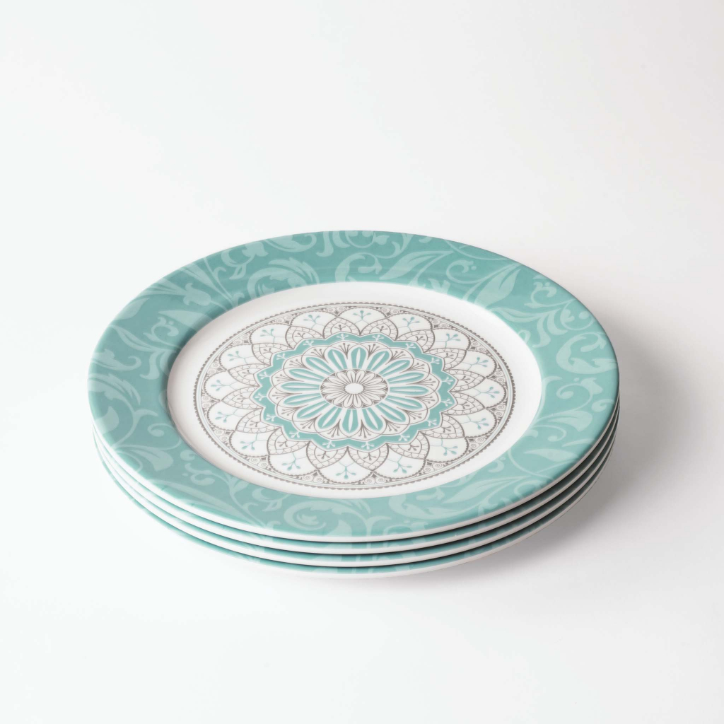 The Plate Story - Raya Round Dinner Plate 11" - Rim Round Hart (Set of ...