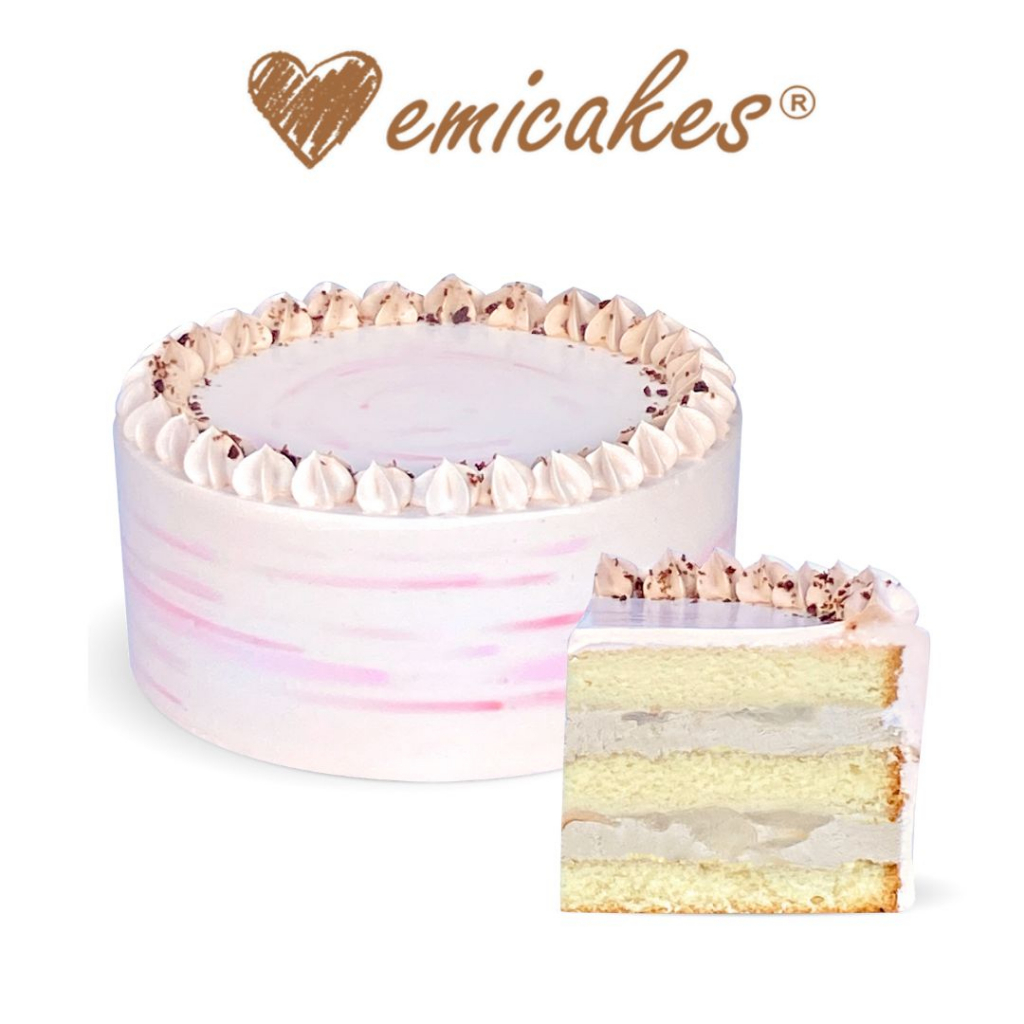 [Emicakes] Eggless Earl Grey Lychee Cake | Shopee Singapore
