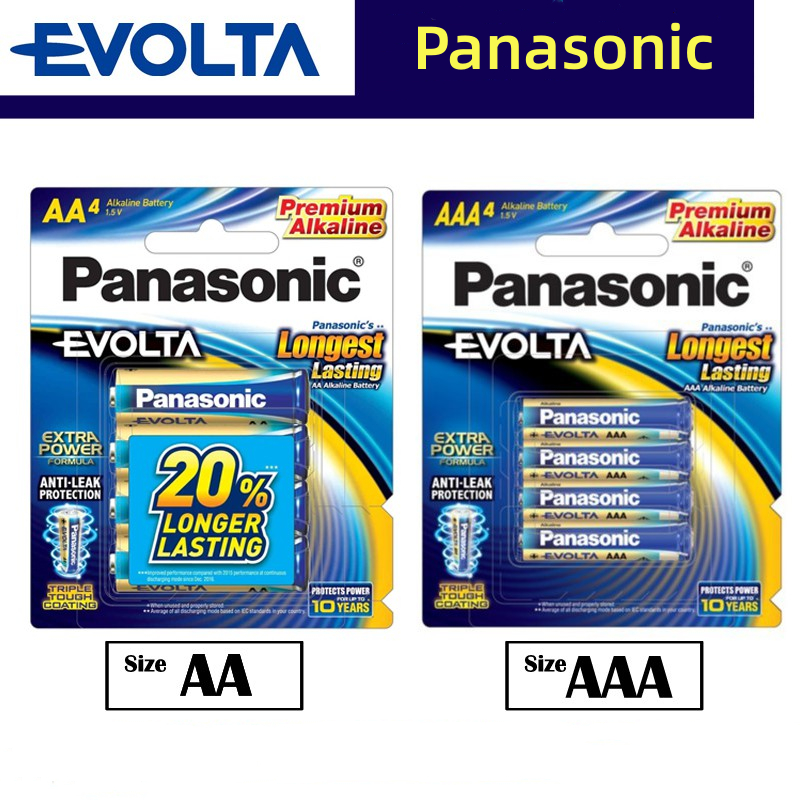 Panasonic Evolta/lasting Premium Alkaline AA/AAA Size Battery 1.5V Battery | Shopee Singapore
