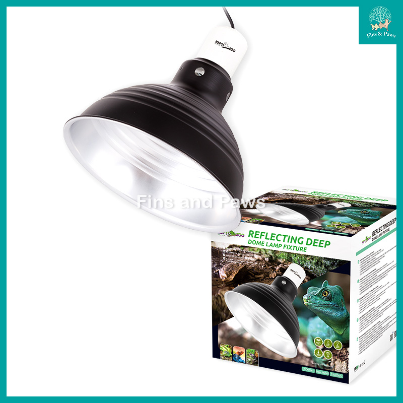 [ReptiZoo] Reflecting Deep Dome Lamp Fixture 8" for Terrarium / Reptile Tank (Max 150W) | Shopee ...