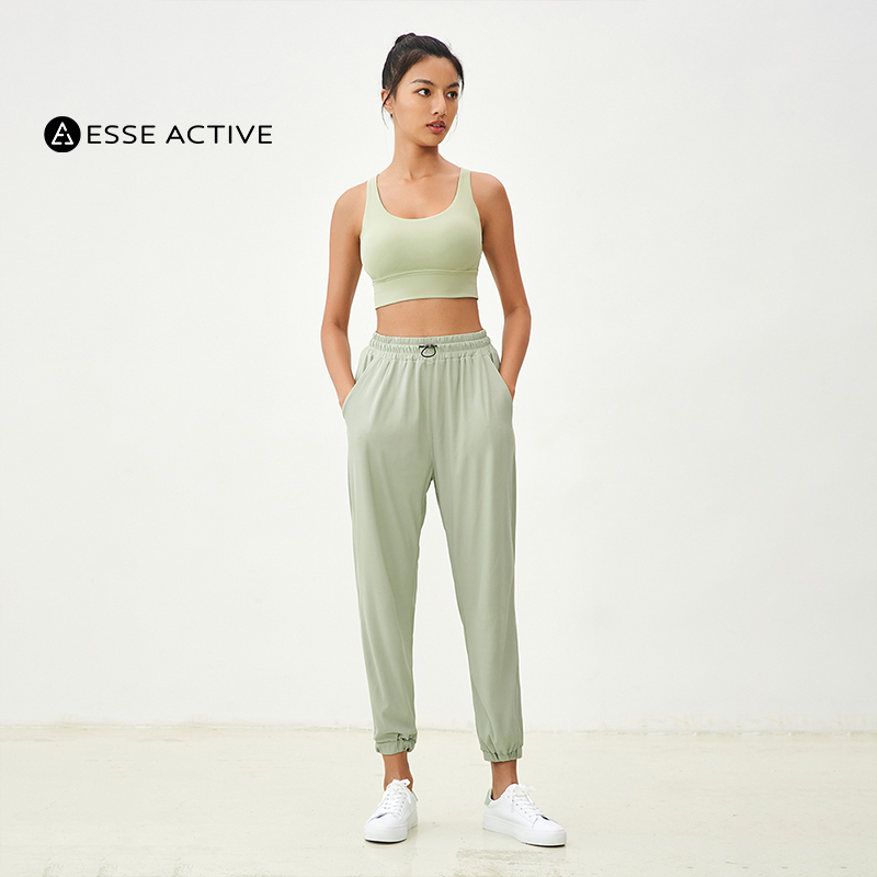 【SG Local】ESSE ACTIVE Chill-Out High Waist Jogger Cooling Pants Women ...