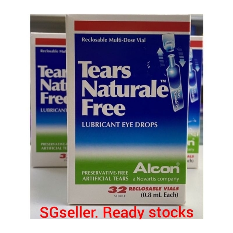 (Exp Dec2025) Alcon Tears. Naturale Free Lubricant Eye Drops, 32 x 0 ...