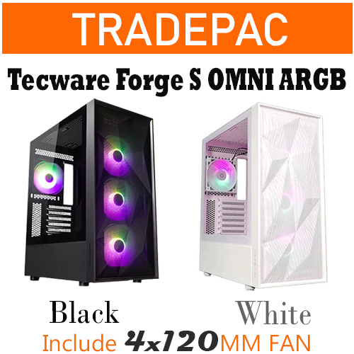 Tecware Forge S OMNI ARGB Black/White | Shopee Singapore