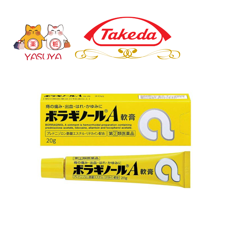 Takeda Boraginol A Ointment 20g 武田 紫草醇A 痔疮 软膏 20g | Shopee Singapore