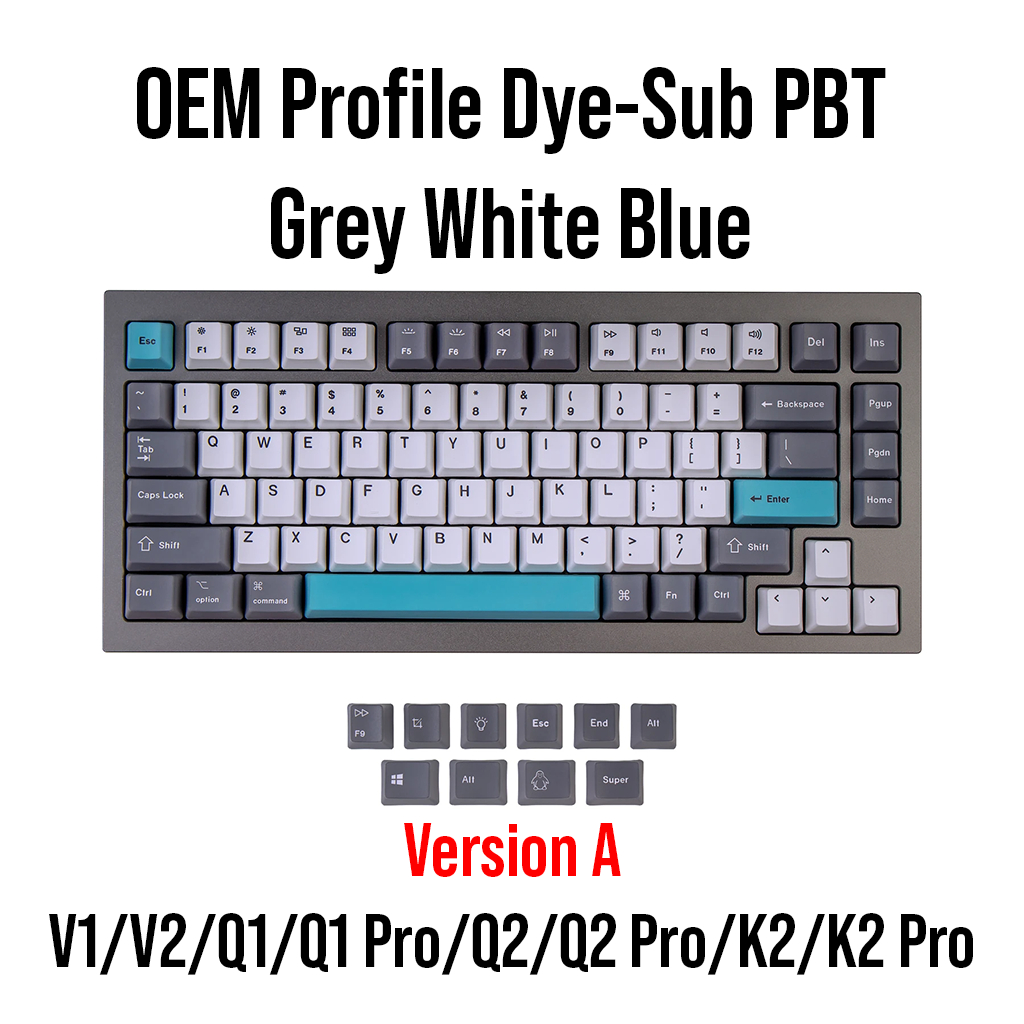 Keychron Keycaps K/V/Q PBT OEM XDA OSA Cherry K2/K4/K6/K8/K10/K12/Q1/Q2 ...