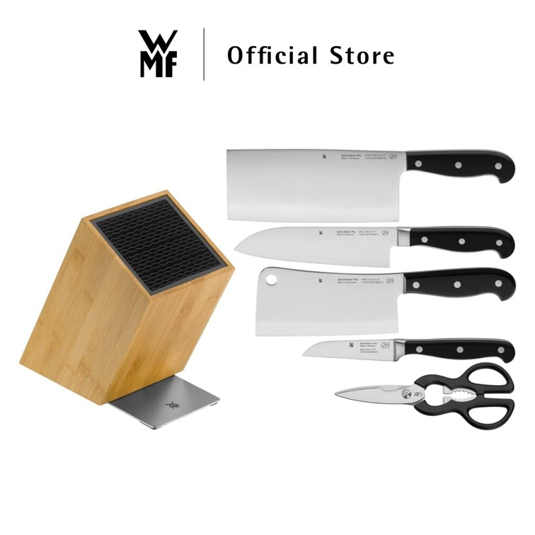 WMF Spitzenklasse Plus FlexTec Asian Knife Block Set, 6-piece | Shopee ...