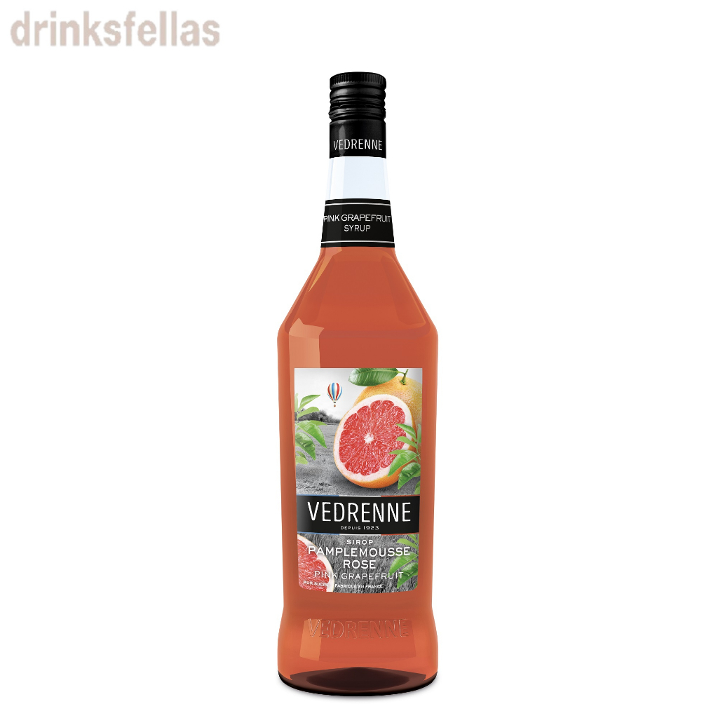 Vedrenne Pink Grapefruit Syrup 1000ml | Shopee Singapore