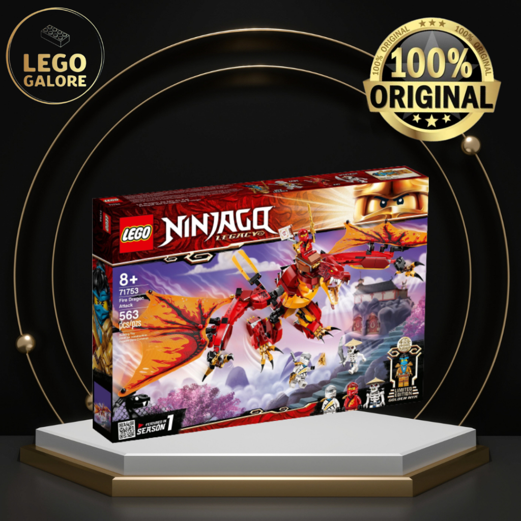 [Lego Galore] LEGO Ninjago 71753 Fire Dragon Attack | Shopee Singapore