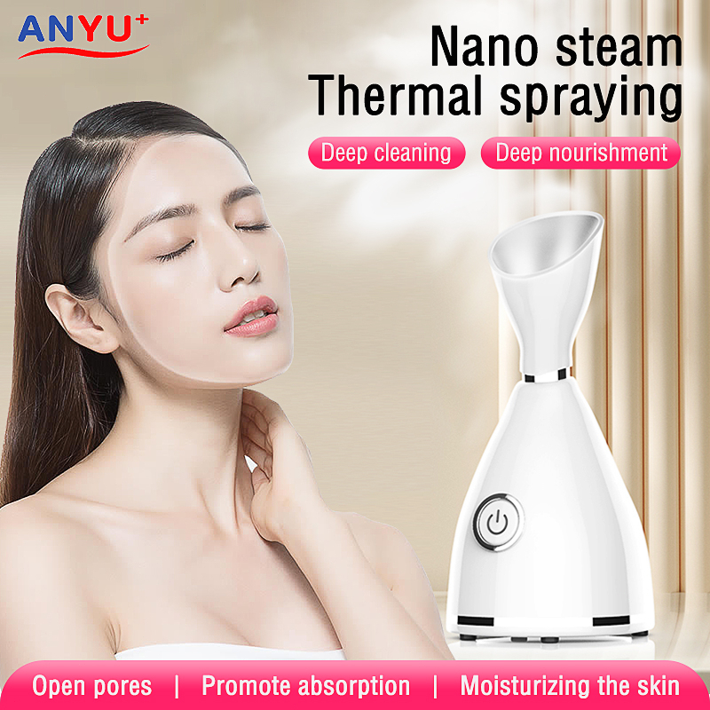 Nano ion deep cleansing facial steamer beauty moisturizing instrument ...