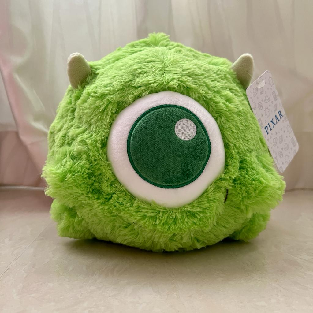Mike Wazowski featured in Pixar Monster Inc 8inch Round Fluffy Plush ...