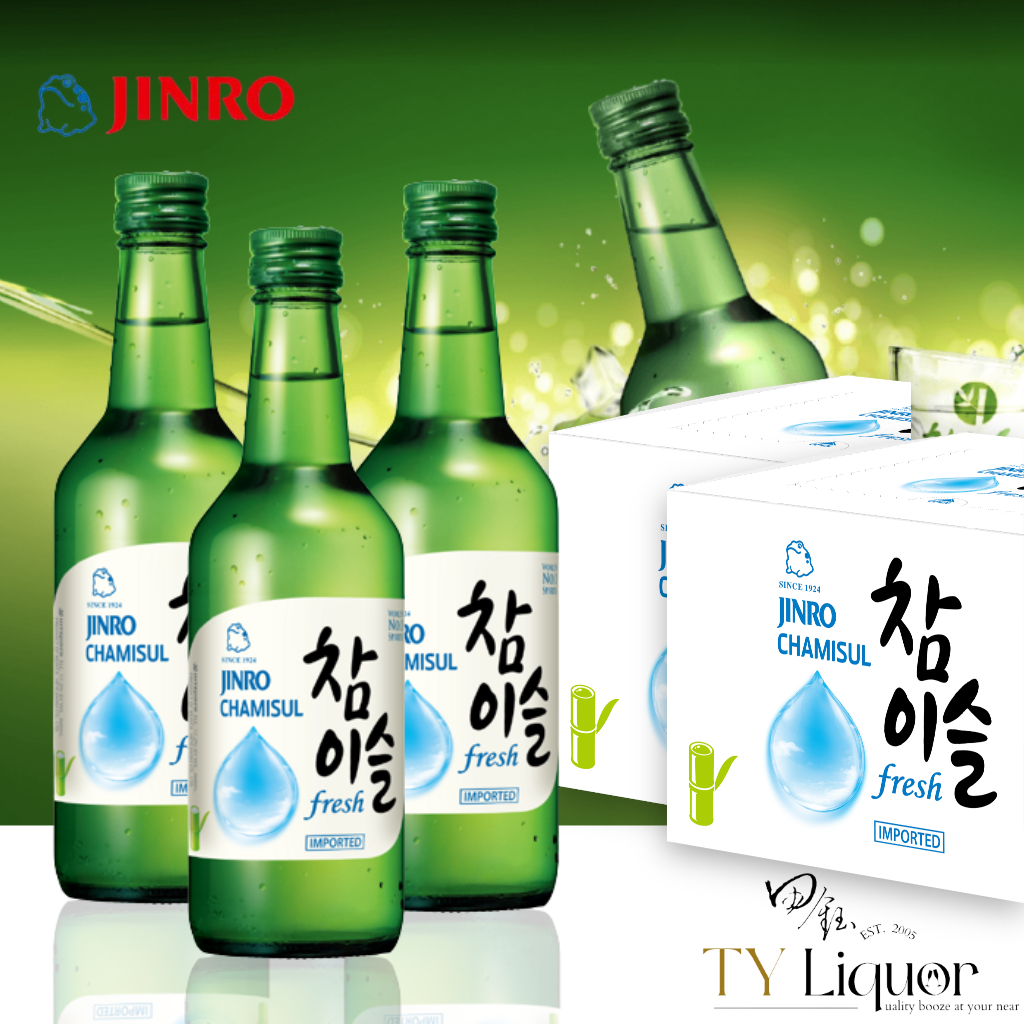 JINRO Chamisul Fresh Soju - 20 Bottles x 360ml | Shopee Singapore