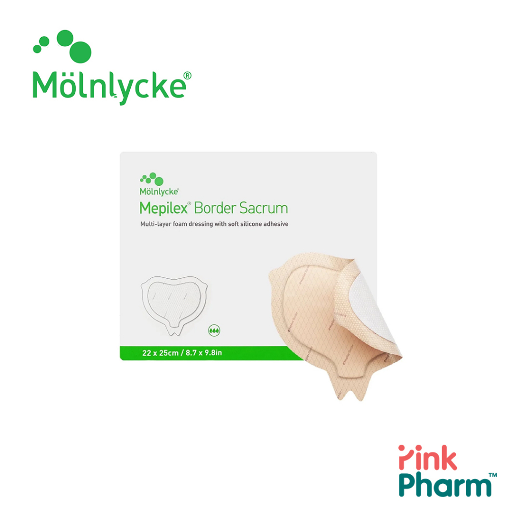 Molnlycke MEPILEX BORDER SACRUM 22 X 25CM - Piece | Shopee Singapore
