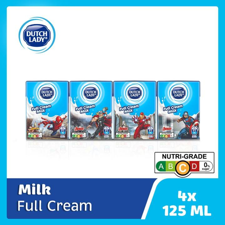 Dutch Lady 125ml Marvel Milky Full Cream UHT Milk/Disney Princess 125ml ...