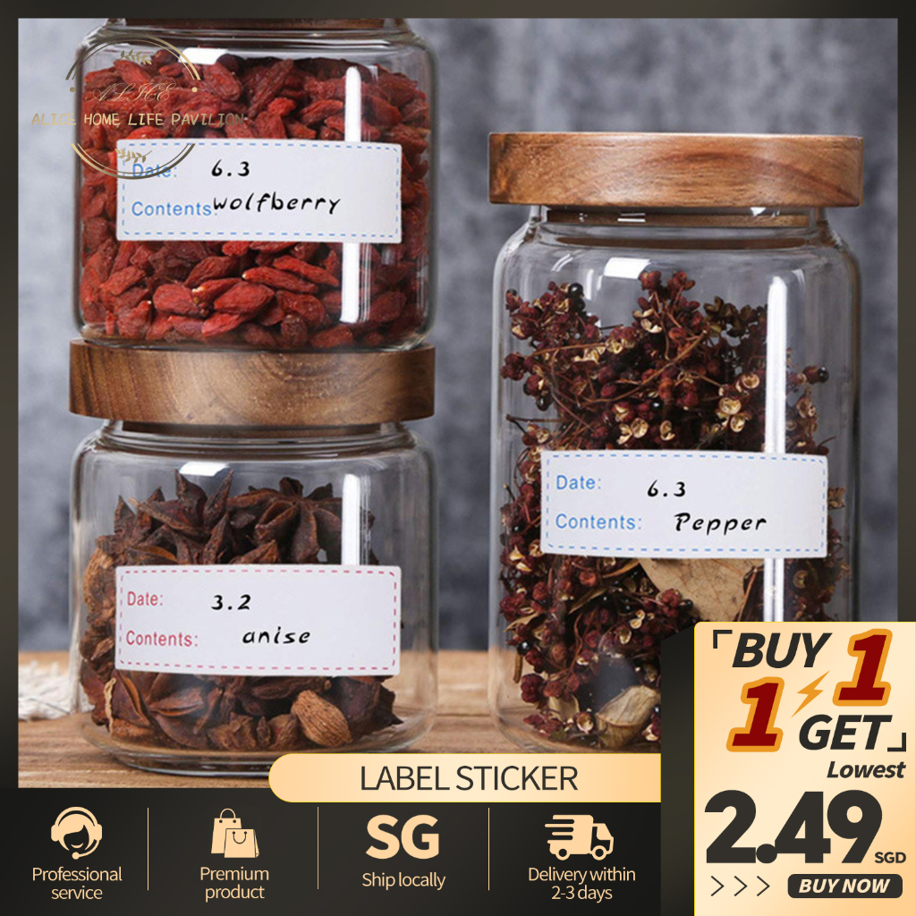 Buy 1 Get 1 Food Stickers Paper Date Mark Labels an tear off sticker ...