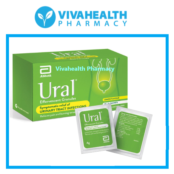 Ural Effervescent Granules 28 Sachets- Lemon Flavour | Shopee Singapore