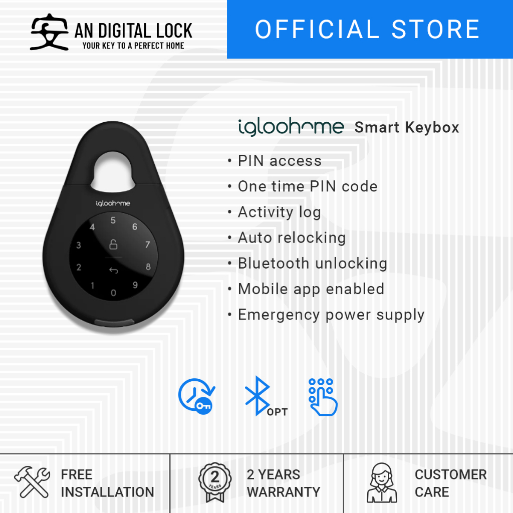 Igloohome Smart Keybox 3 | AN Digital Lock | Shopee Singapore
