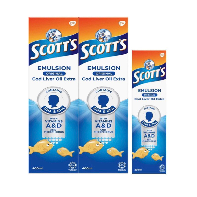[Exp 05/25] [FREE SHIPPING] Scott’s Emulsion Cod Liver Oil Original ...