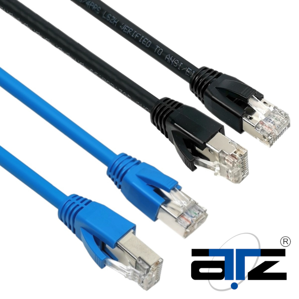 ATZ (20m to 100m) Cat 7 S/FTP LSZH Gigabit Ethernet Lan Network ...