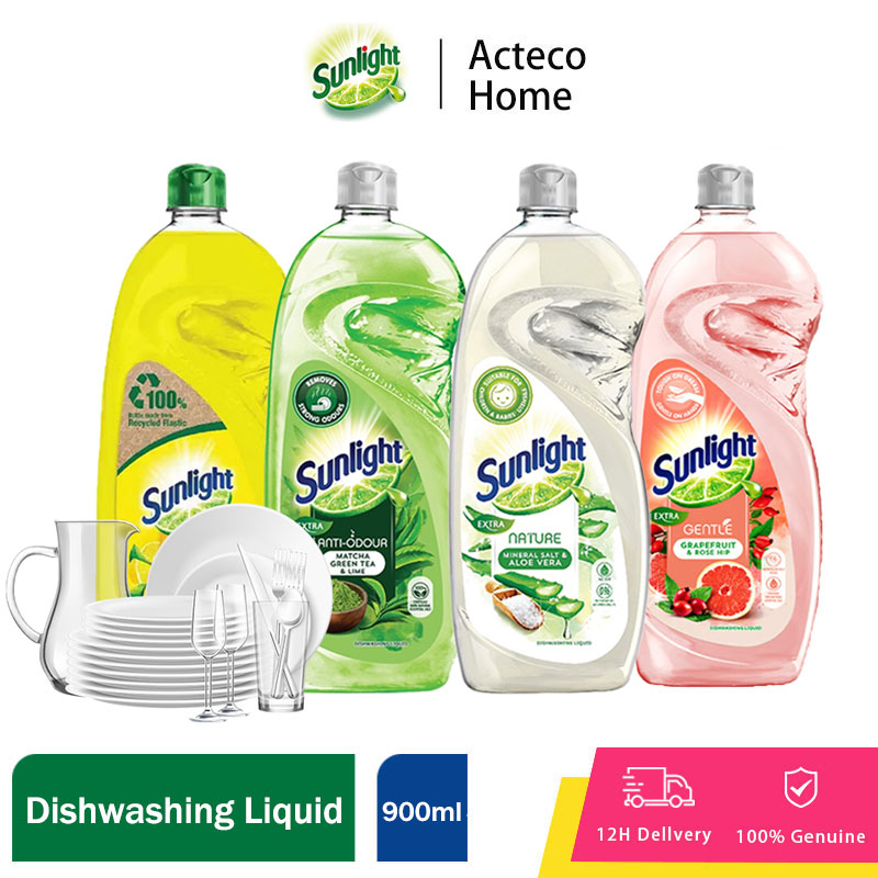 Sunlight Dishwashing Liquid 900ml [Min2] | Shopee Singapore