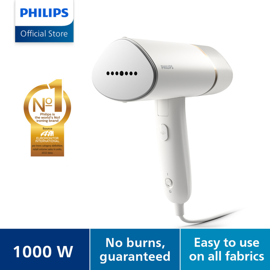 PHILIPS 3000 Series Handheld Garment Steamer - STH3020/16, Portable ...