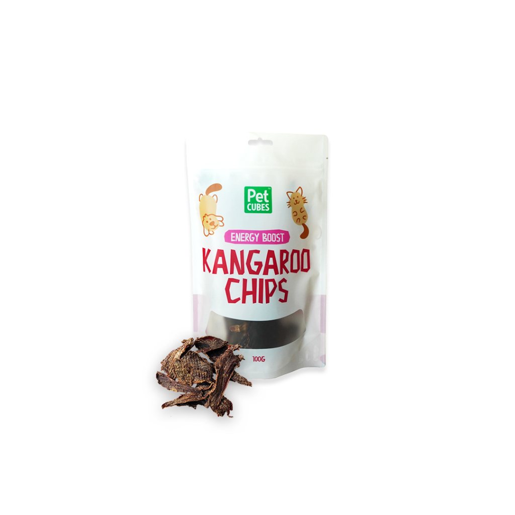 PetCubes Natural Dry Treats - Kangaroo Chips 100g | Shopee Singapore