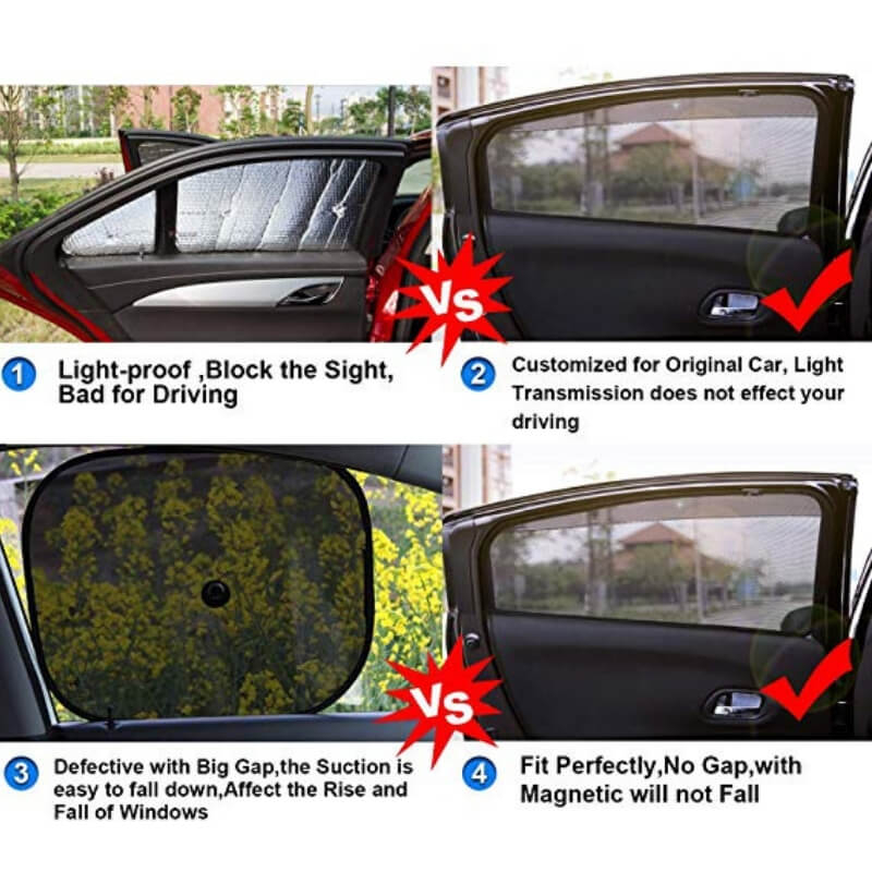 [ 👉 SG Stocks Fast Shipping ] Car Magnetic Sunshade For Honda /Hyundai ...