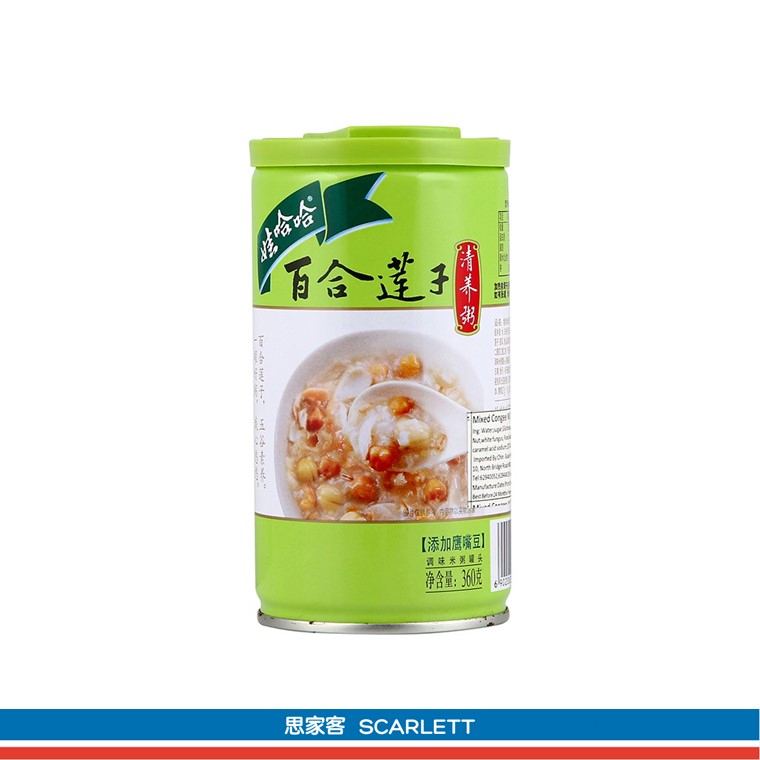 Wahaha Eight Treasures Porridge (Ba Bao Zhou) Series 娃哈哈八宝粥系列 360g ...