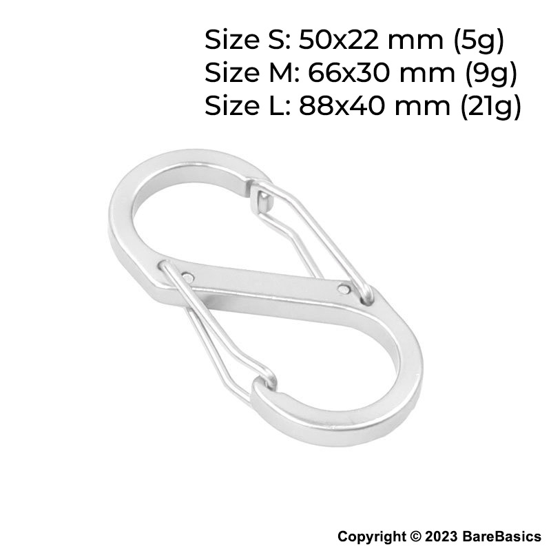 [SG Stock] S-Biner Aluminum Alloy Dual Carabiner Hook Outdoor Camping ...